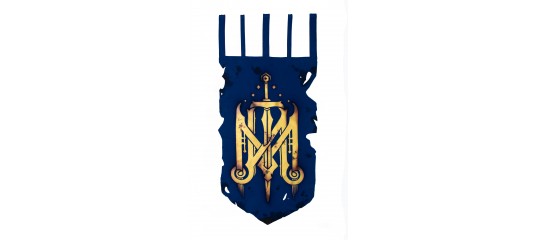 Critical Role Caduceus Clay flag home decor